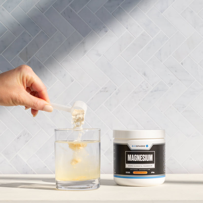 Magnesium Supplement - 400mg per serving | Biosphere Nutrition NZ