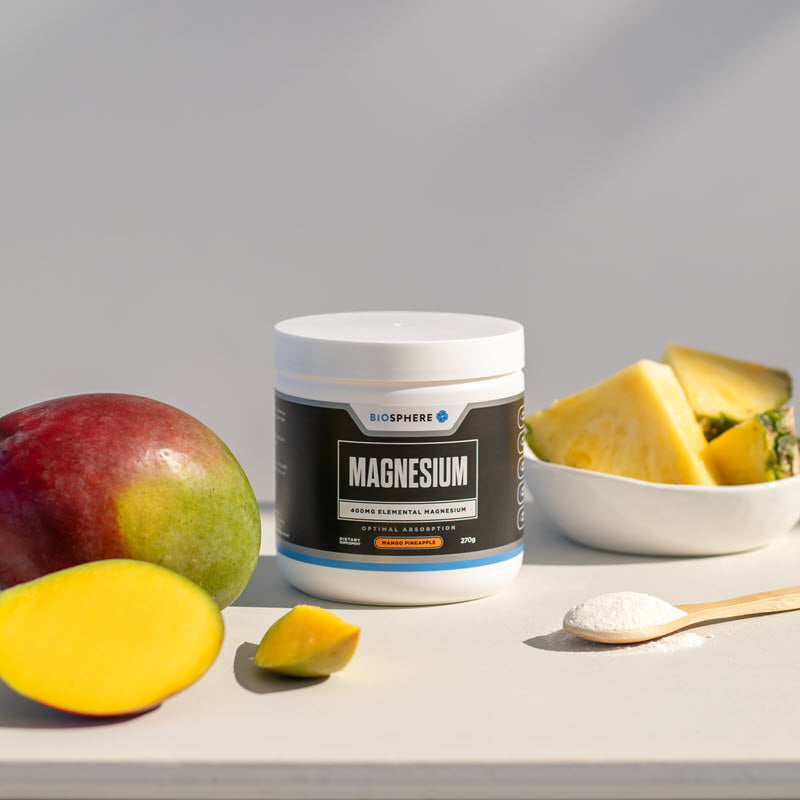 Buy Magnesium Powder NZ | Triple-Form 400mg Supplement | Biosphere ...